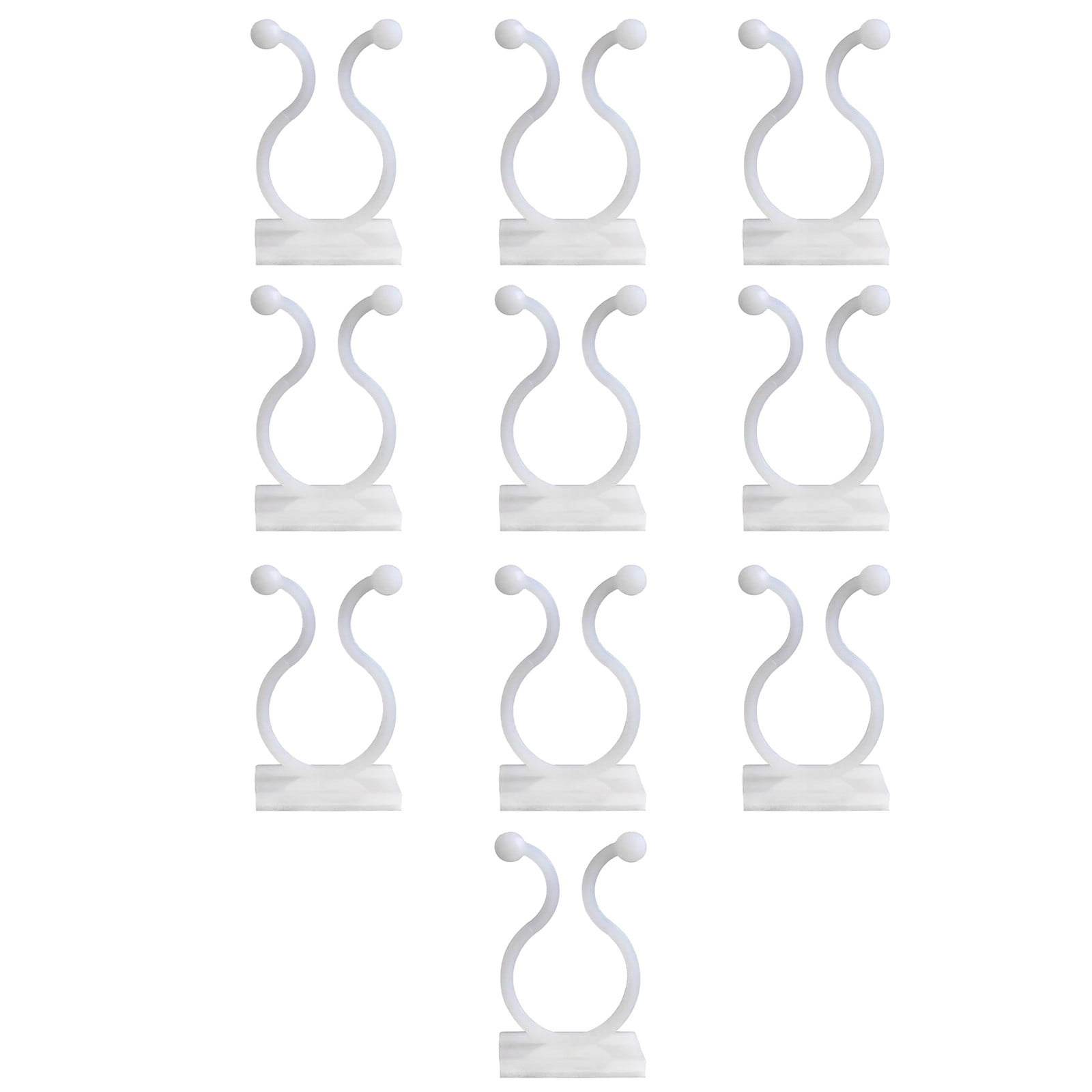 10pcs Green Plant Fixer Wall Sticky Plant Hook Fixing Clip Wall Vines ...