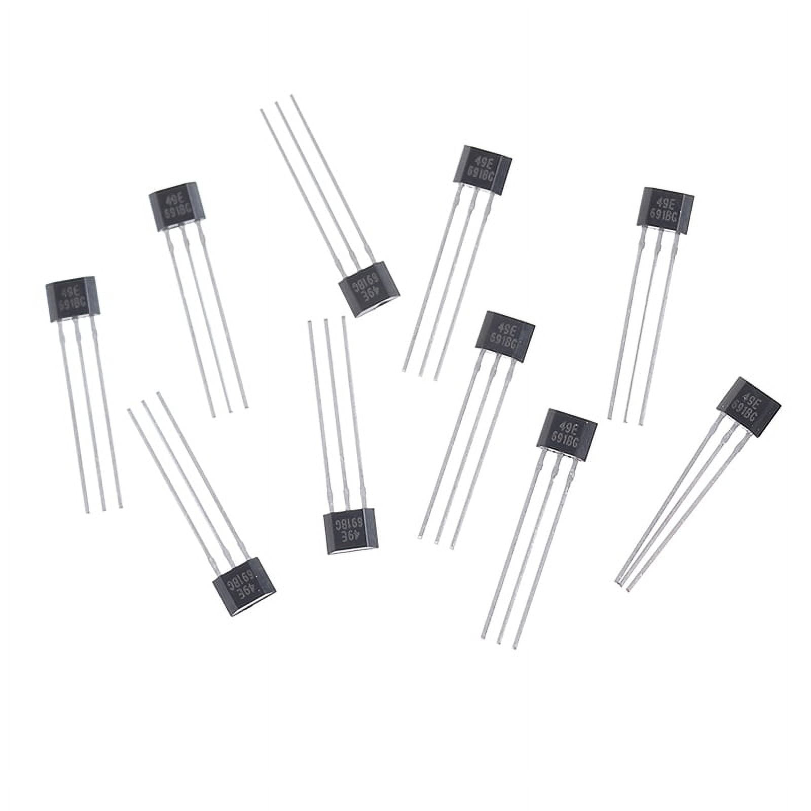 10pcs Hall element 49E OH49E SS49E linear Sensor Hall sensor - Walmart.com