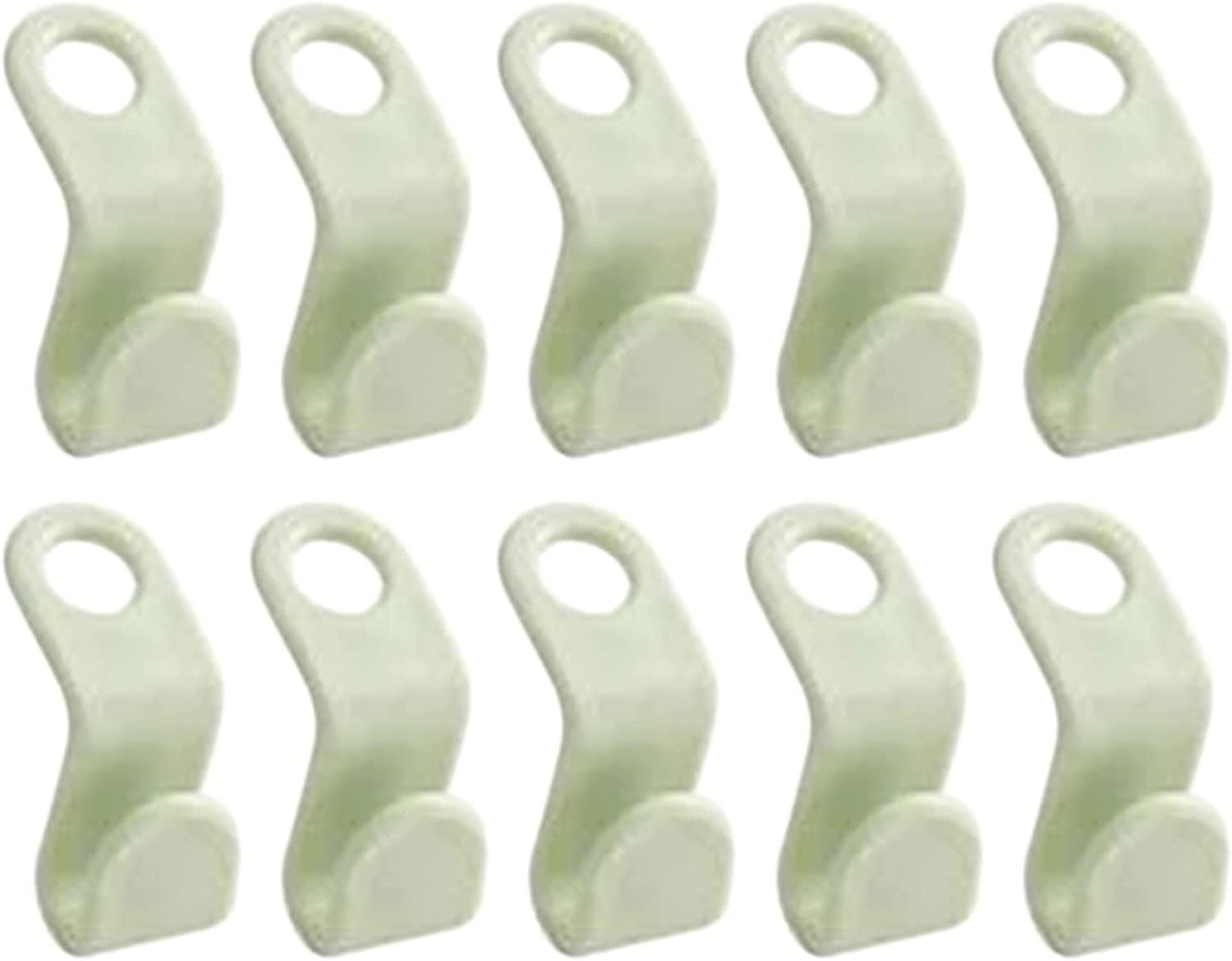 10pcs Hanger Connecting Hooks 4 Colors Hanger Extension Clips Plastic ...