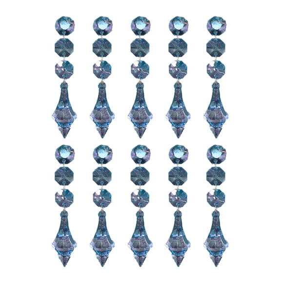 Blue Bead Chandelier