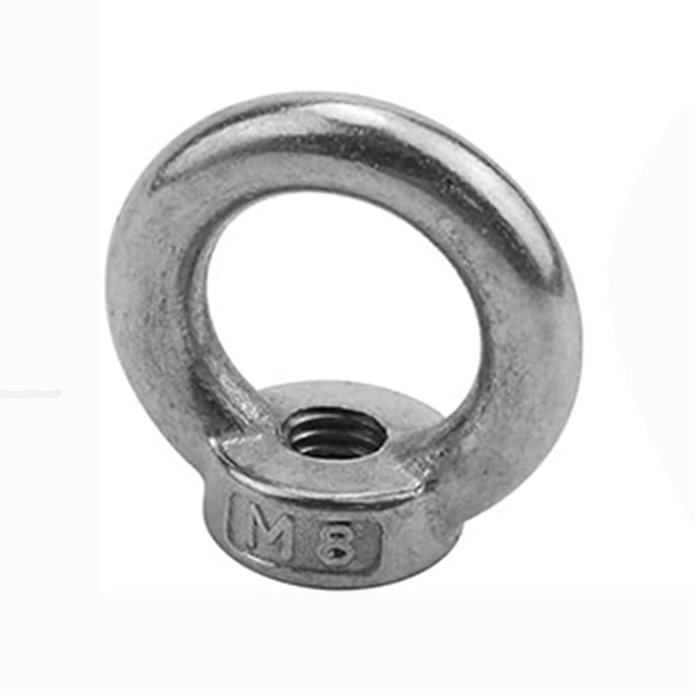 10pcs Hardware Durable M8(5/16") Hooking Nut Screws Ring Shape Threaded ...