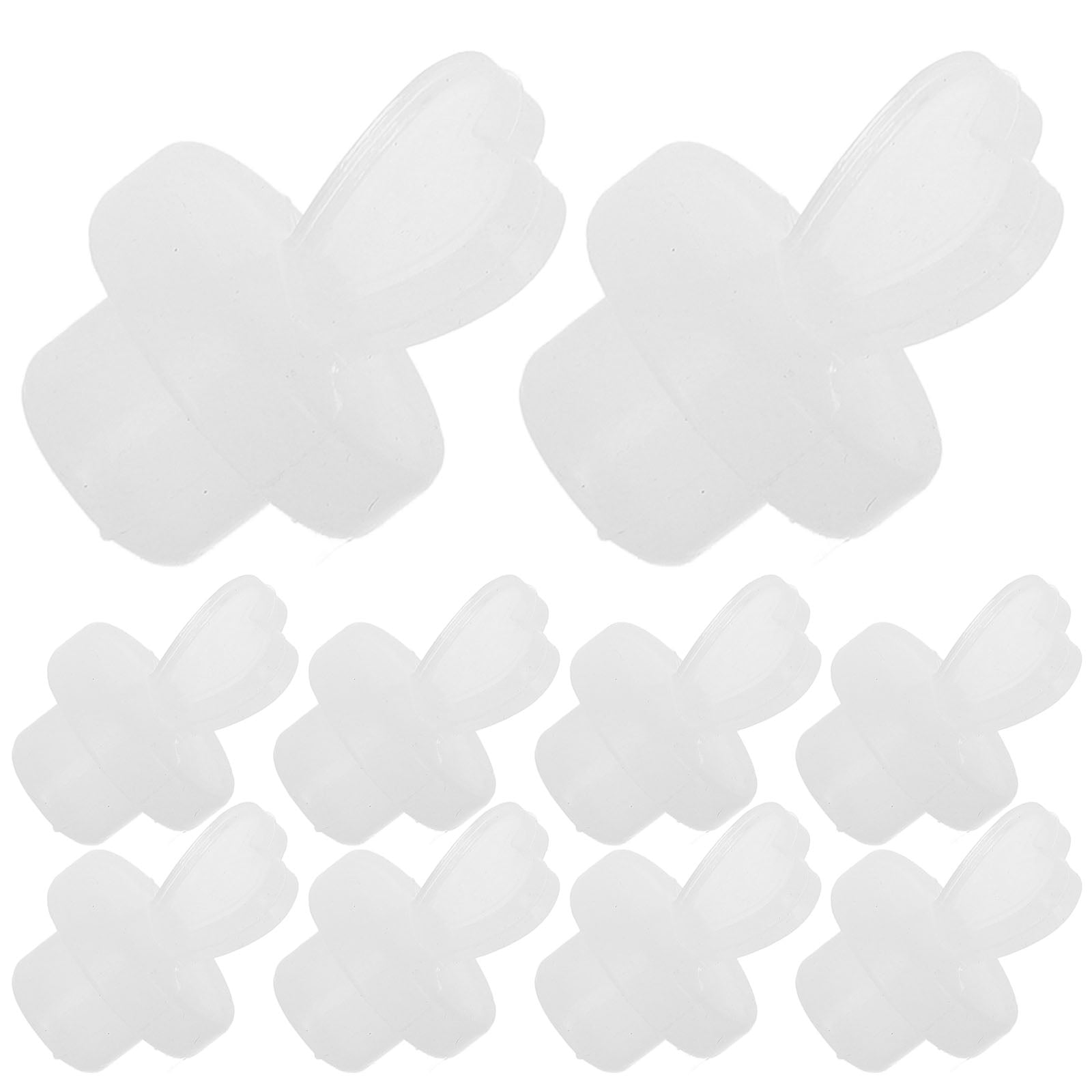 10pcs Heart Shaped Straw Covers Cute Straw Toppers Silicone Straw Caps ...