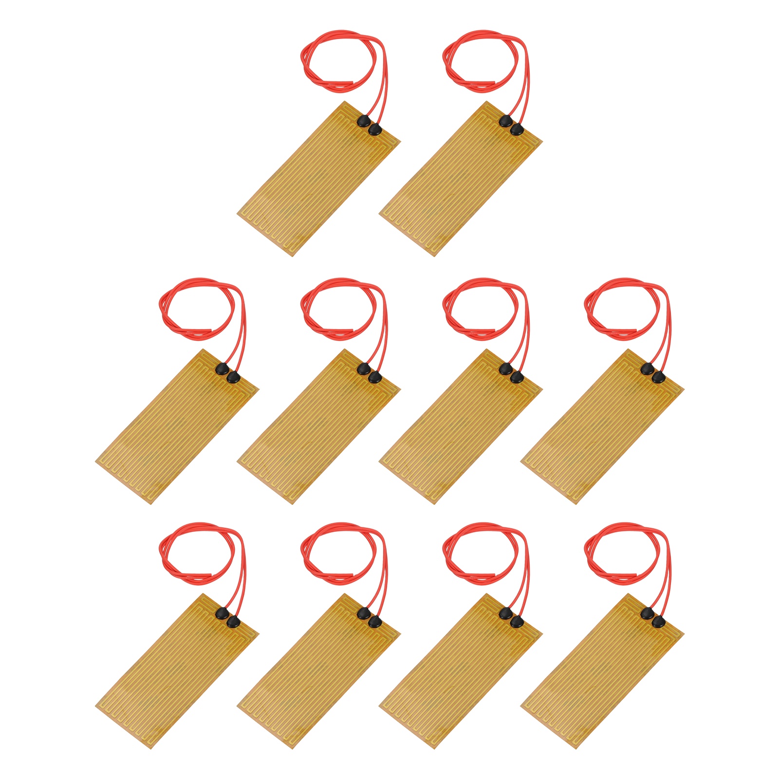 10pcs Heater Film Heating Plate 30W 24V Polyimide Adhesive Heat Pad ...