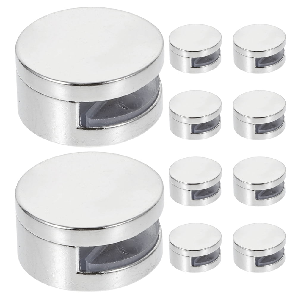 10pcs Heavy Duty Mirror Clips For Wall Glass Clamp Glass Mirror Wall ...