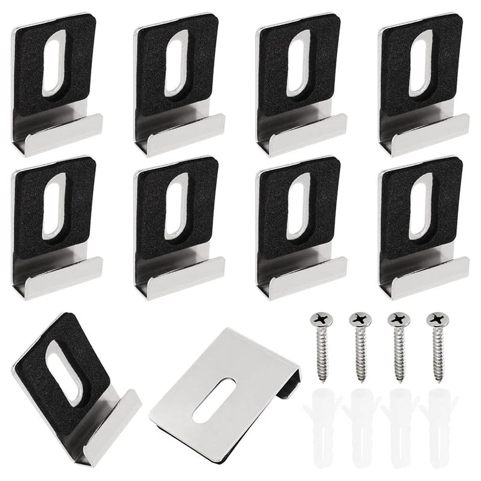 10pcs Heavy Duty Mirror Hanging Kit, Mounting Hardware Clips for Wall ...