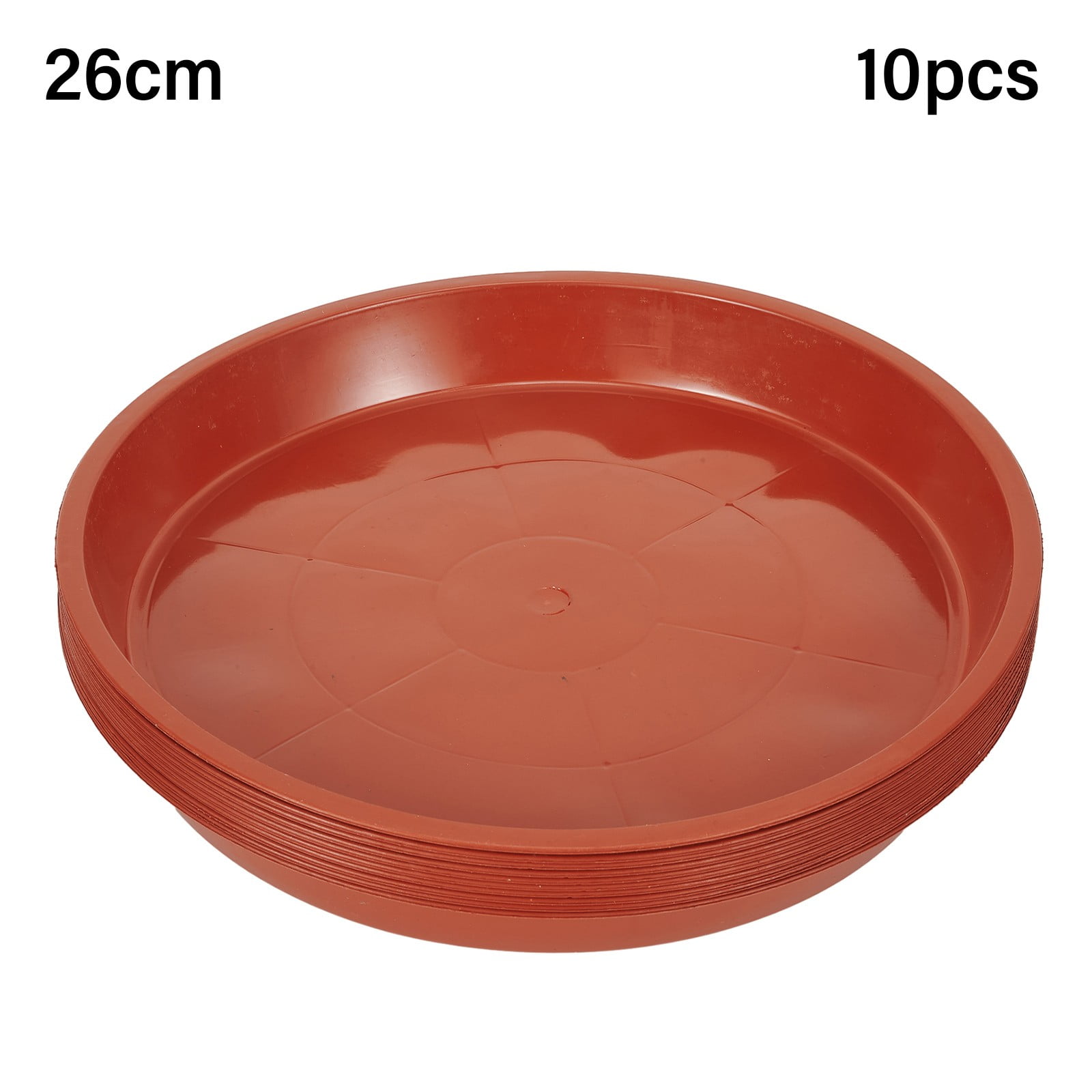 10pcs Heavy Duty Plastic Saucer Plant Pot Saucers Water Tray Base ...