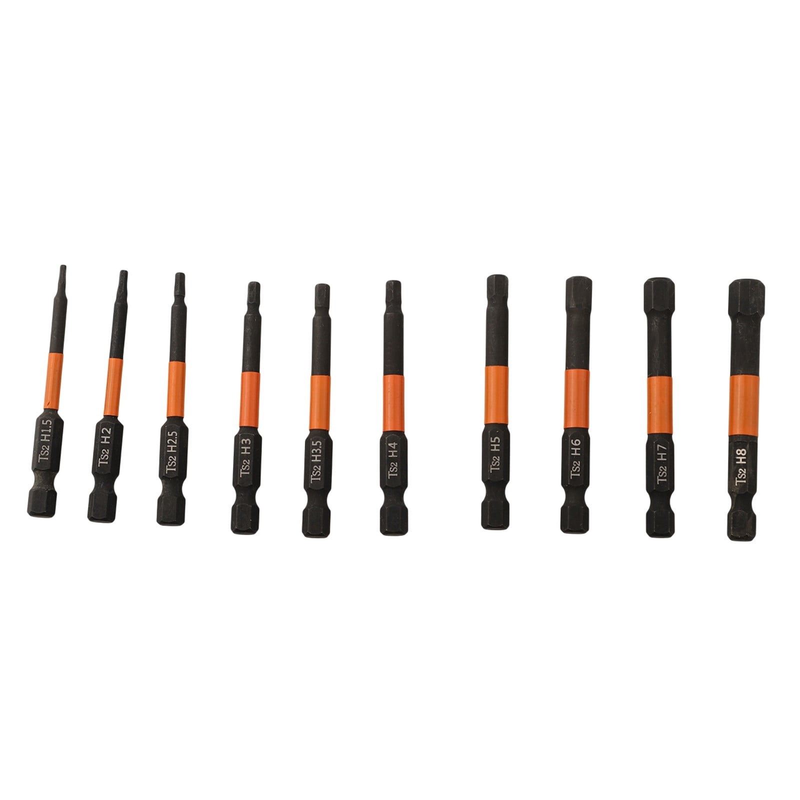 10pcs Hex Screwdriver Set 1.5-8 Metric 5/64-5/16 Imperial 1/4‘’ Shank ...