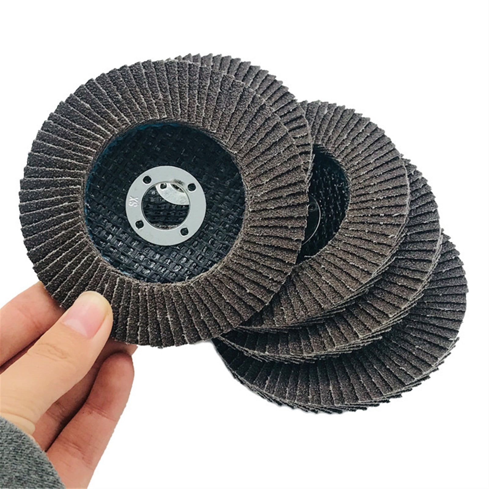 10pcs High-Density Aluminum Oxide Flap Discs for Sanding, Rust Removal ...