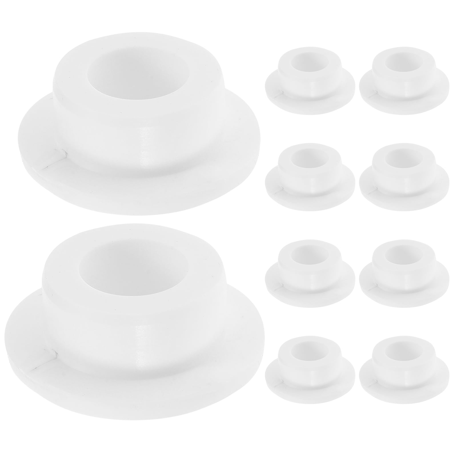 10pcs Hole Plugs Silicone Seal Gasket Bottle Tube End Plugs Round End ...