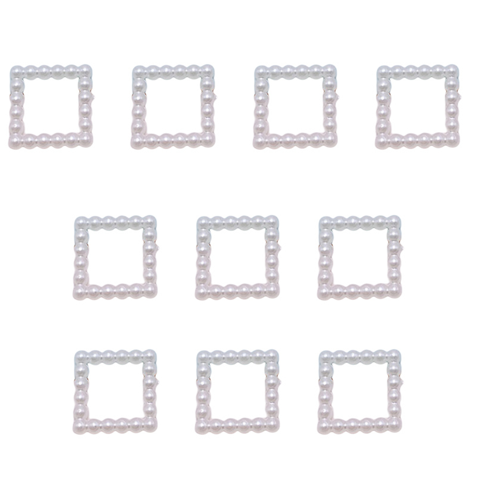 10pcs Hollow out Pearl Shape Padded Appliques Patches Craft Clothes ...