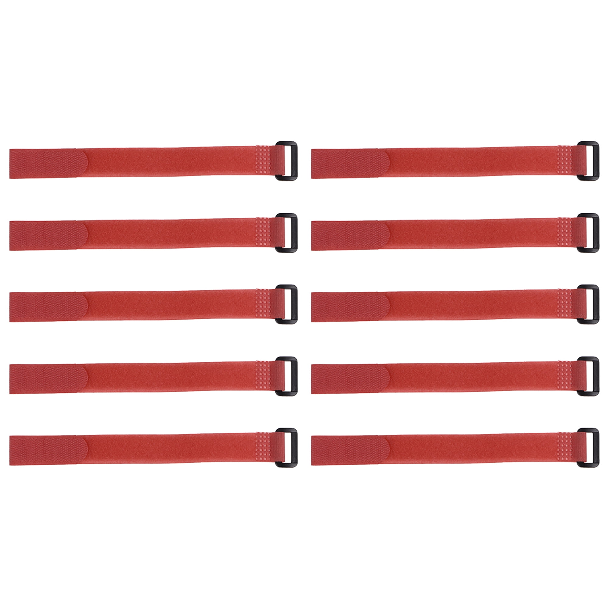 10pcs Hook and Loop Straps 3/4-inch x 6-inch Securing Straps Reusable ...