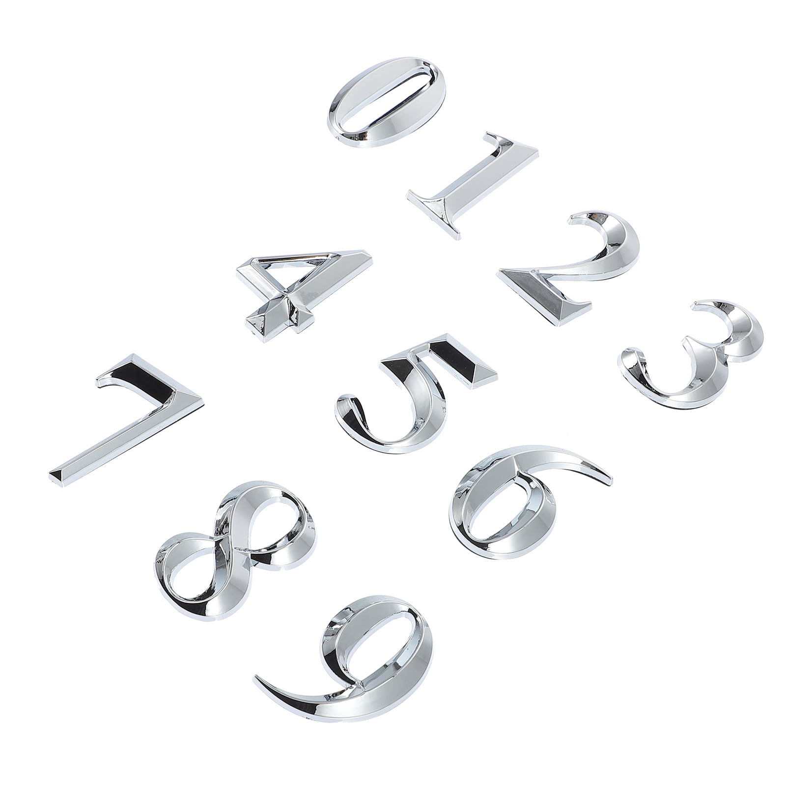 10pcs House Numbers 3D Door Mailbox Numbers 0-9 Self-Adhesive House ...