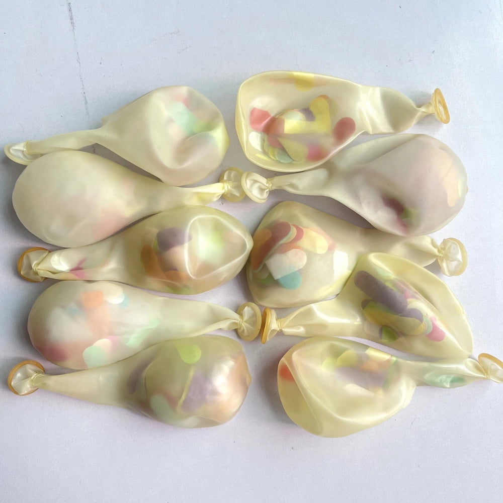 10pcs Ice Cream Balloons Birthday Wedding Party Decoration Long Strips ...