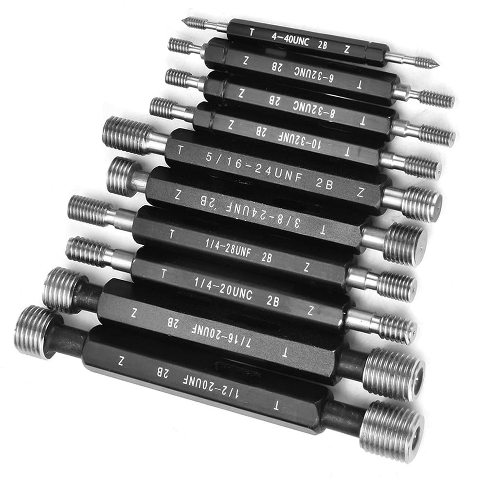 10pcs Imperial Thread Diameter Gauge Manual Measuring Tool Thread Gauge ...