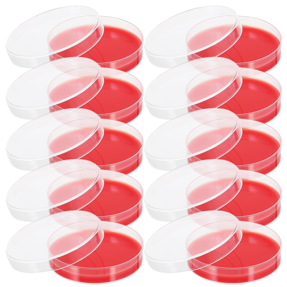 10pcs Infusion Agar Plates Blood Agar Culture Medium Laboratory ...