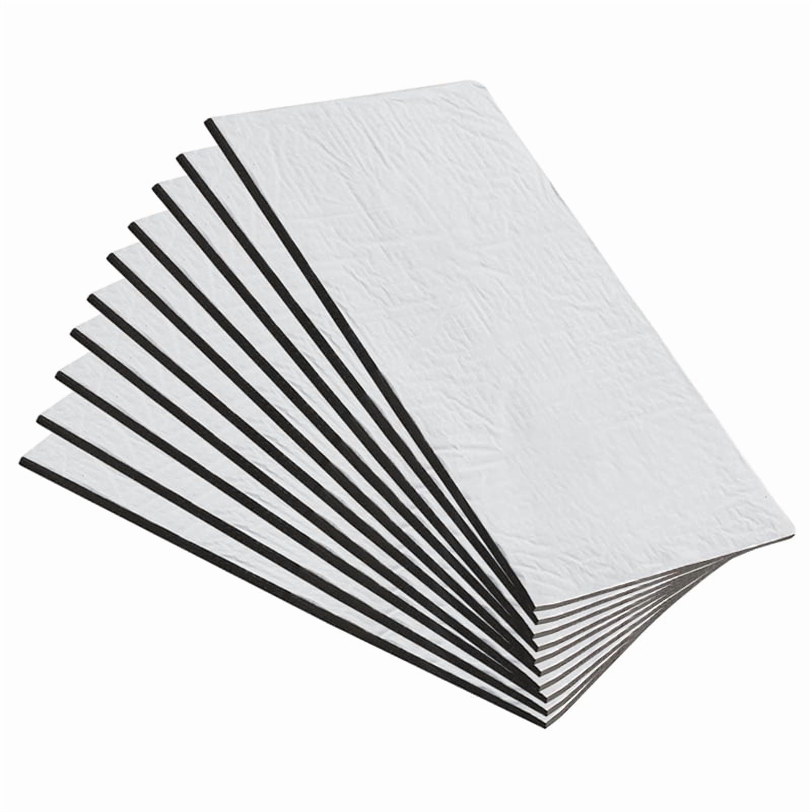 10pcs Insulation Mat Car Sound Insulation Mat Self-Adhesive Insulation ...