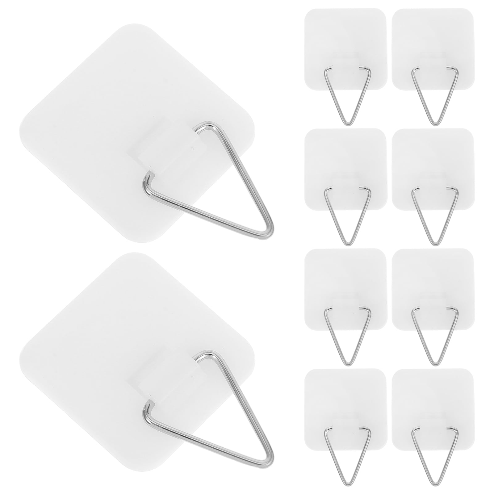 10pcs Invisible Adhesive Plate Hanger Vertical Plate Holders Wall Plate ...