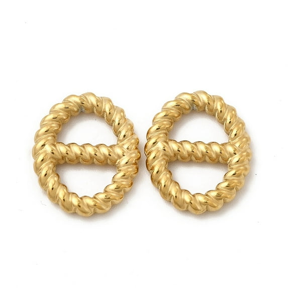 10pcs Ion Plating(IP) 304 Stainless Steel Linking Rings Slide Buckle ...