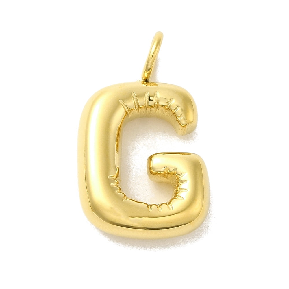 10pcs Ion Plating(IP) 304 Stainless Steel Pendants golden Balloon ...