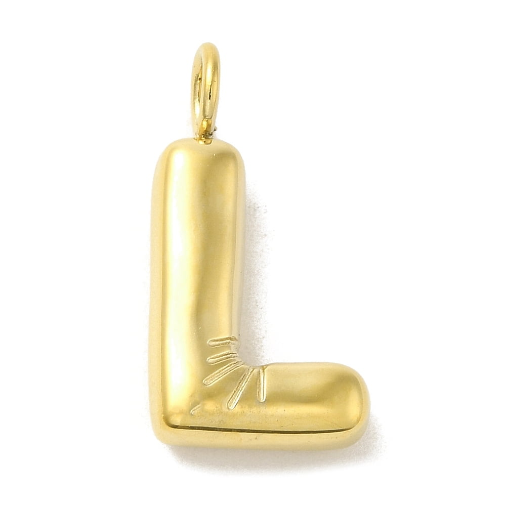 10pcs Ion Plating(IP) 304 Stainless Steel Pendants golden Balloon ...