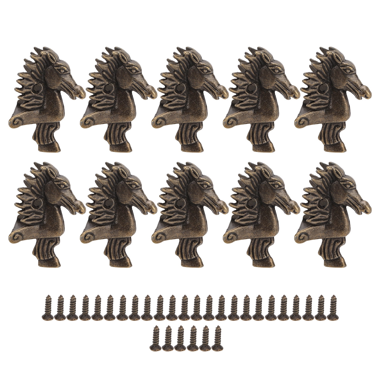 10pcs Jewelry Box Feet Alloy Material Vintage Style Bronze Color Light ...