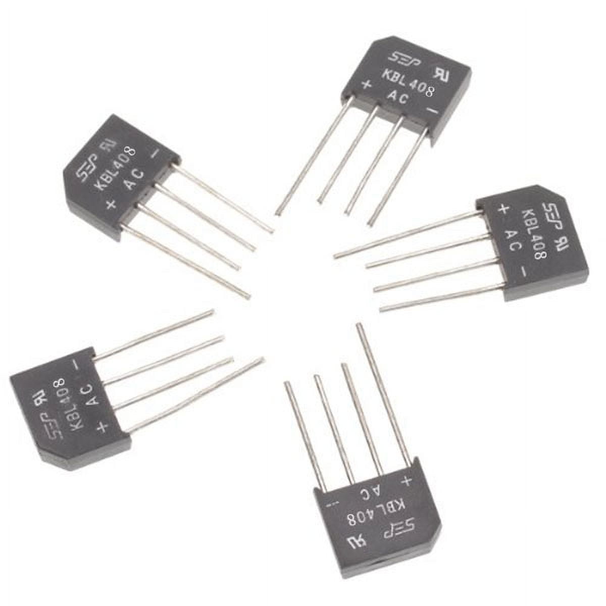 10pcs KBL408 800V 4A Bridge Rectifiers (Black) - Walmart.com
