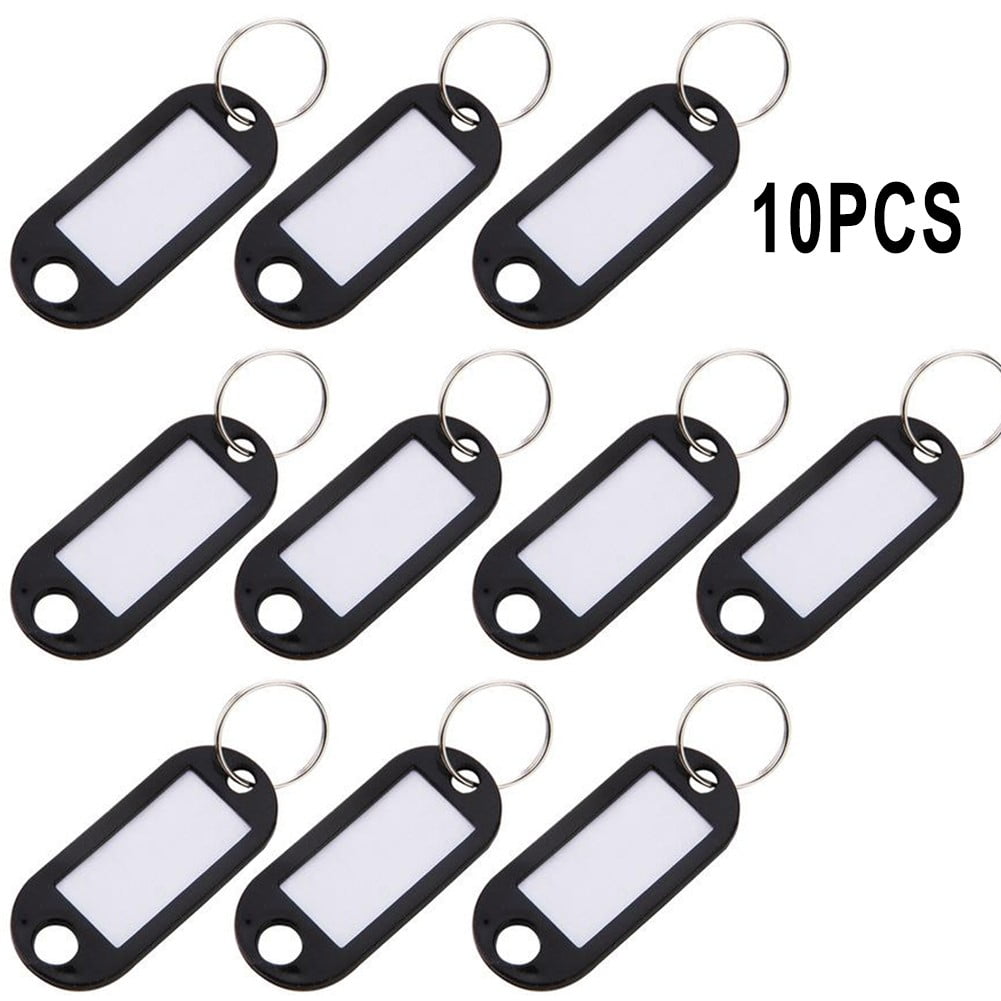 10pcs Key Tag Card Marking Luggage Label Plate Key Ring Key Plate ...