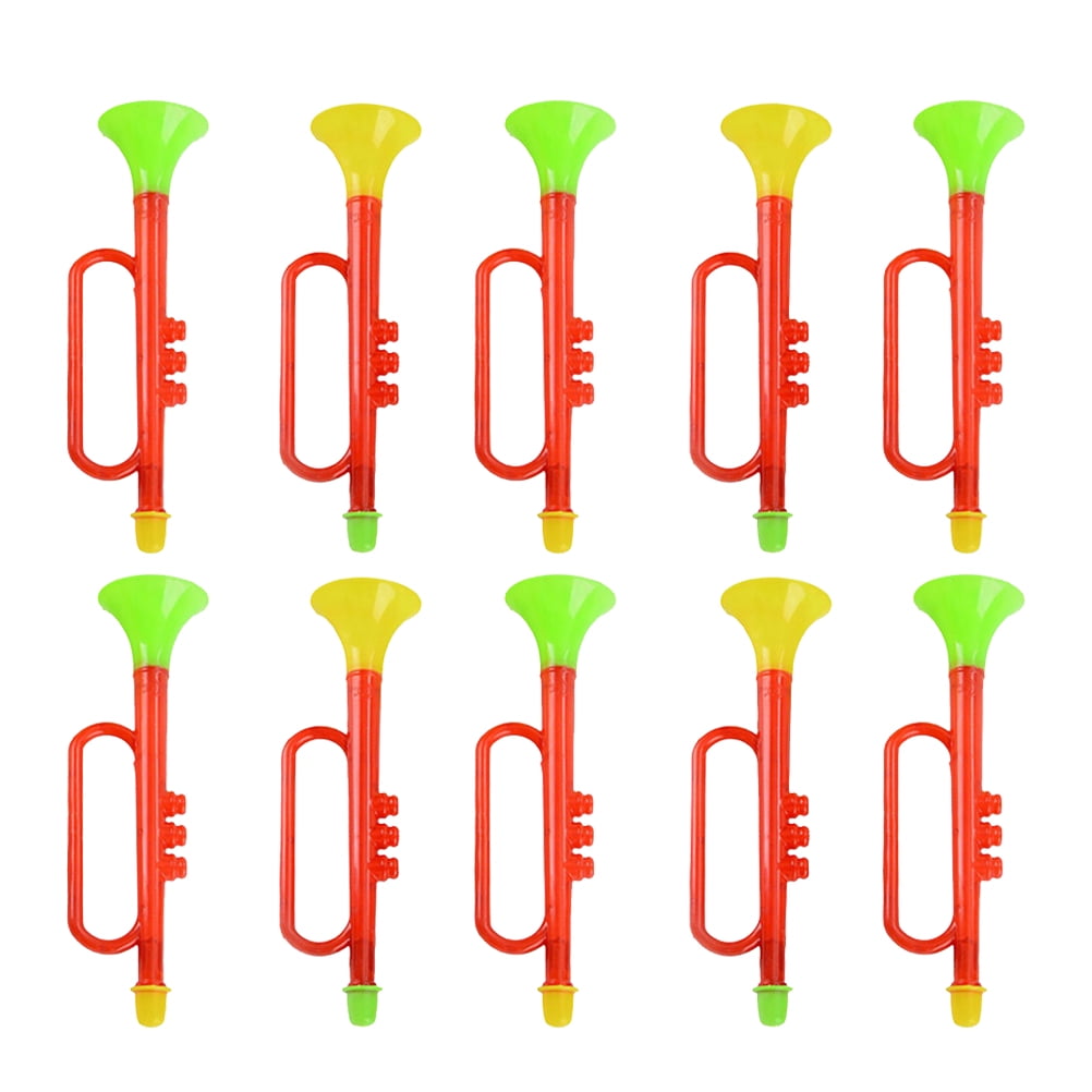 Plastic Kids Trumpet Toys with Assorted Color for Fun Music Playing 10 ...