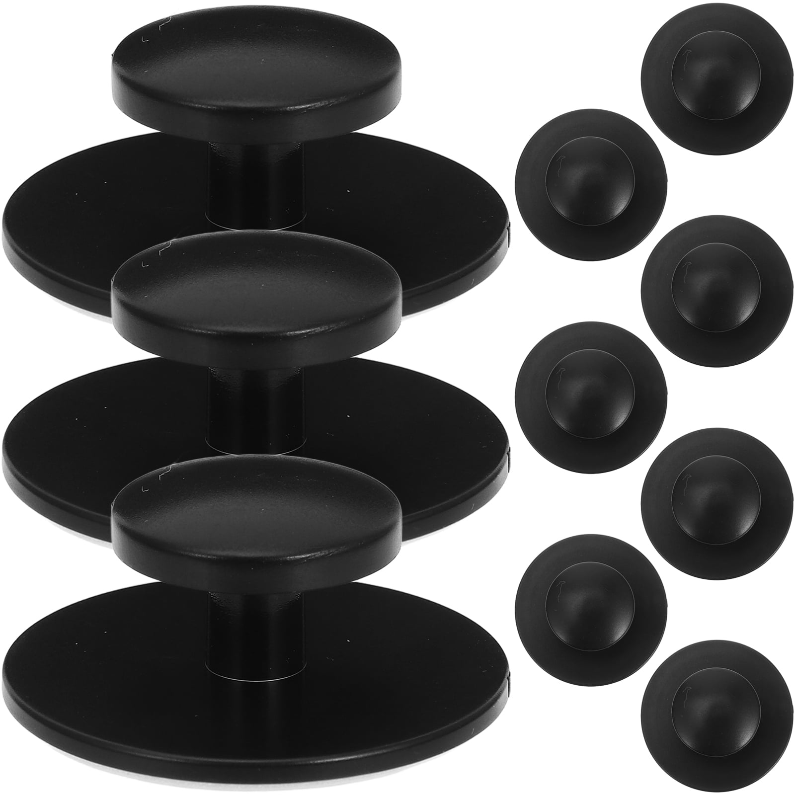 10pcs Kitchen Cabinet Knobs - Stick On Knobs - Self-Adhesive Drawer Knob - No Drilling Pulls ...