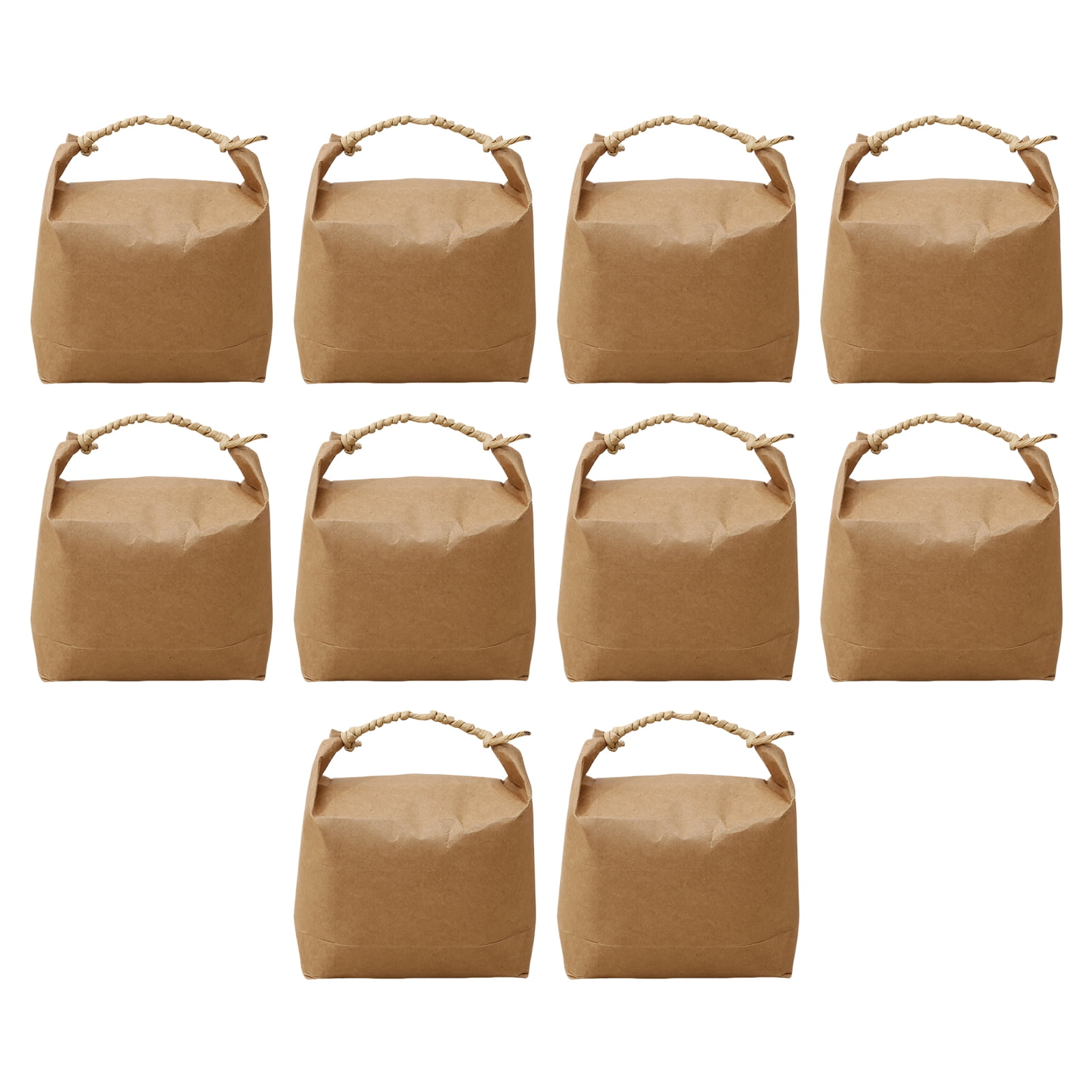 10pcs Kraft Paper Rice Storage Bags - Airtight & Lightproof Design for ...