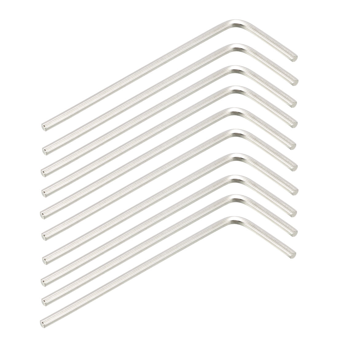 10pcs L-Shape Inner Hexagonal Spanner Flat End M3 Hex Key Wrench Tool ...
