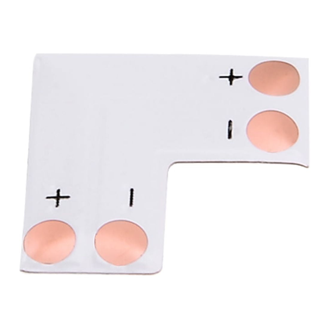 10pcs L-Shaped 2-pin Solderless Clip-on Coupler Connector for 3528 8mm ...