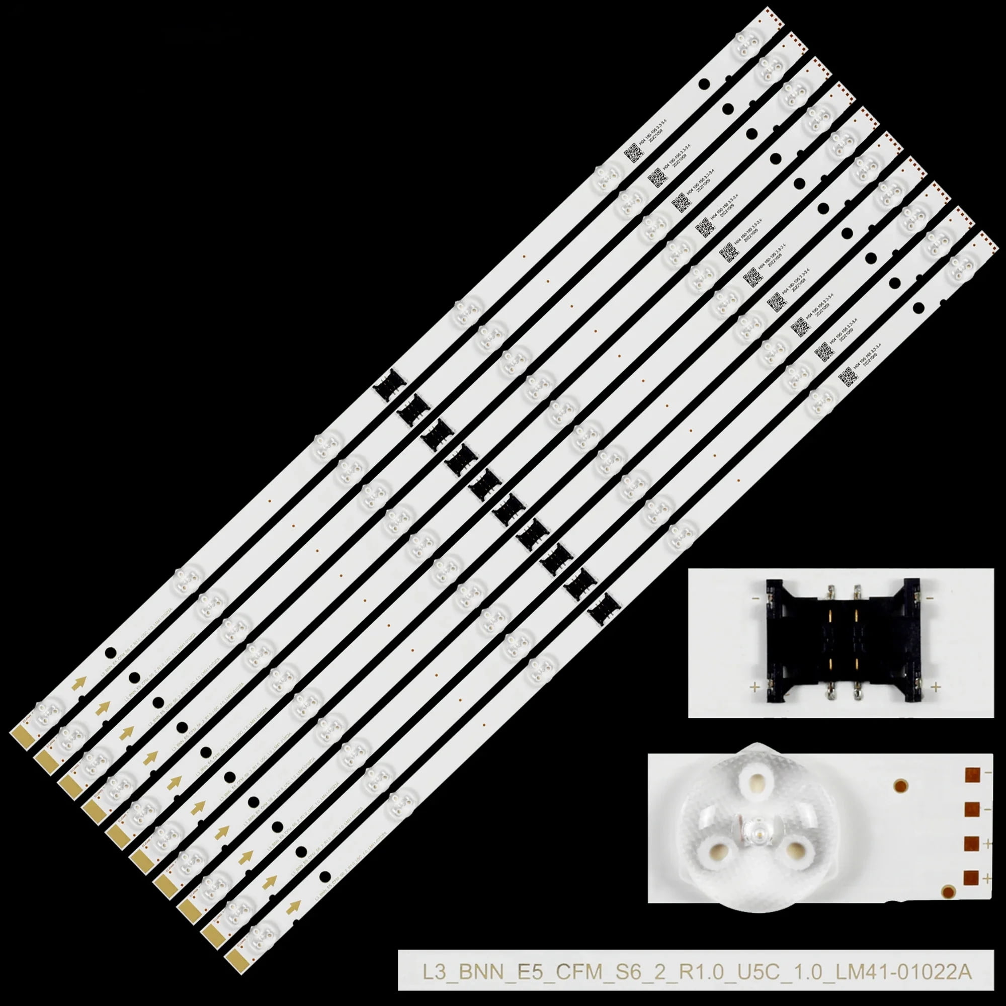10pcs LED Backlight Strips For KD-55XH8096 XBR-55X80CH XBR-55X81CH XBR ...