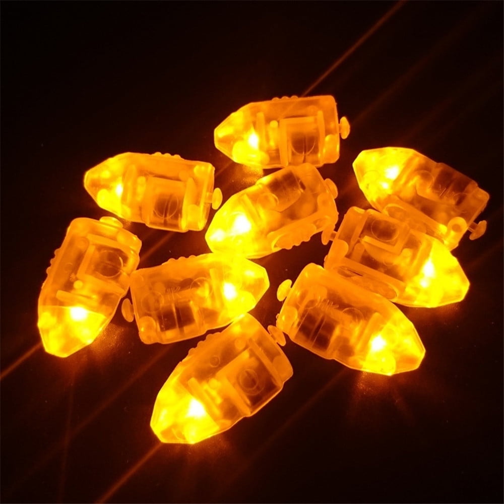 10pcs LED Lamp Lights Balloons for Paper Balloon Birthday Christmas Star String Lights Plug in ...
