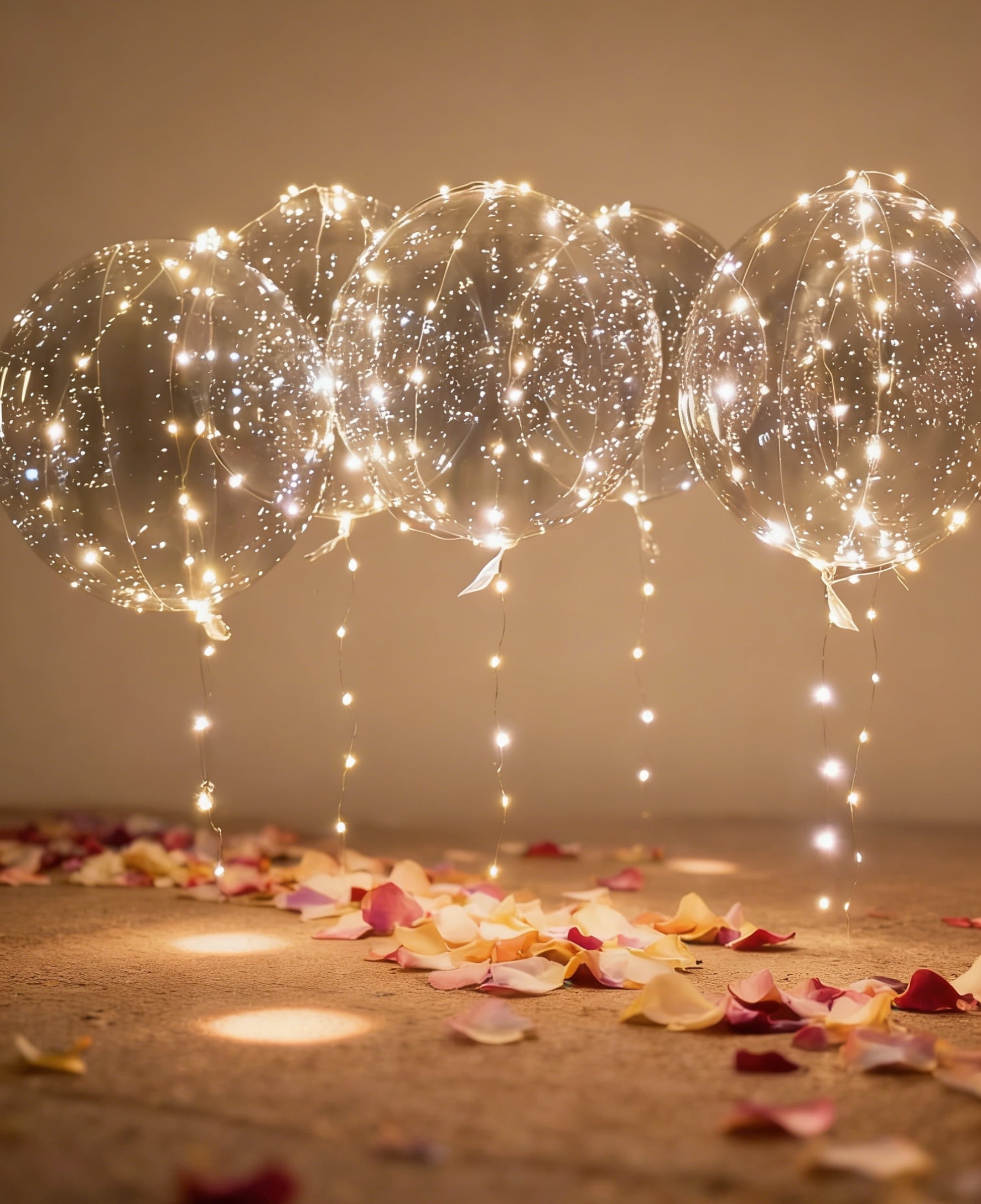 10pcs LED Lighting Transparent Balloons, 20 inches - Suitable For ...