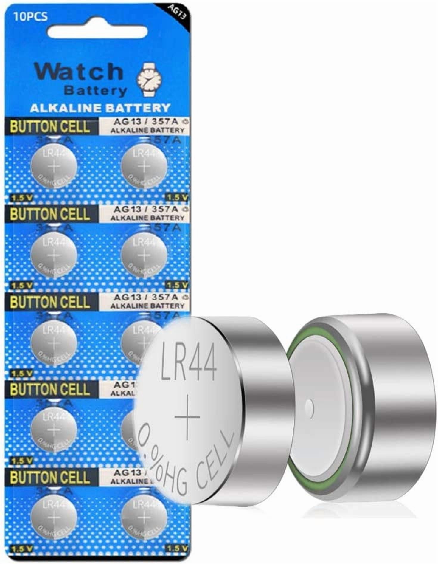 10pcs LR44 Batteries AG13 Button Cell Battery L1154 Battery 1.5V G13 ...