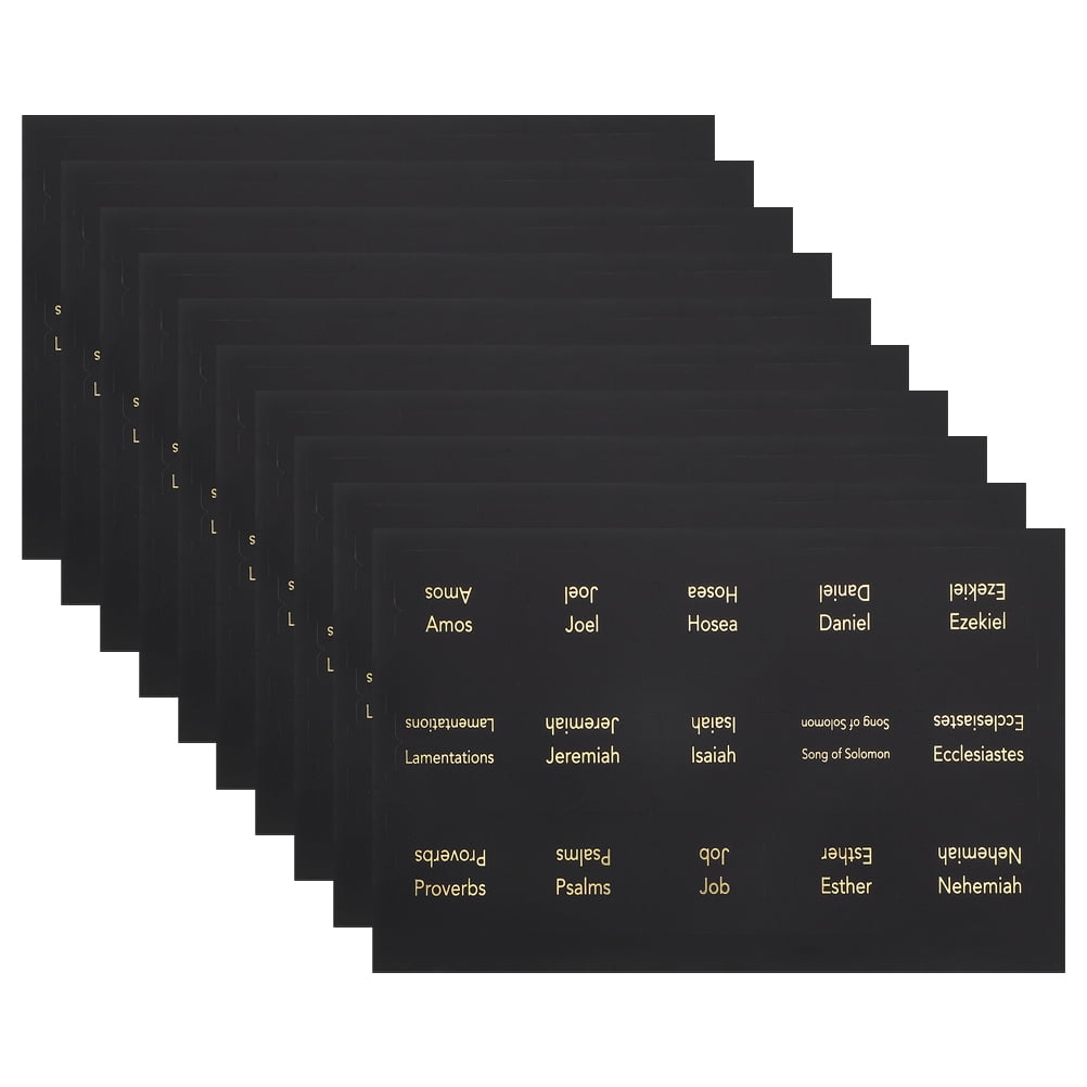 10pcs Bible Indexing Tabs Old And New Testament Tabs Books Reference ...