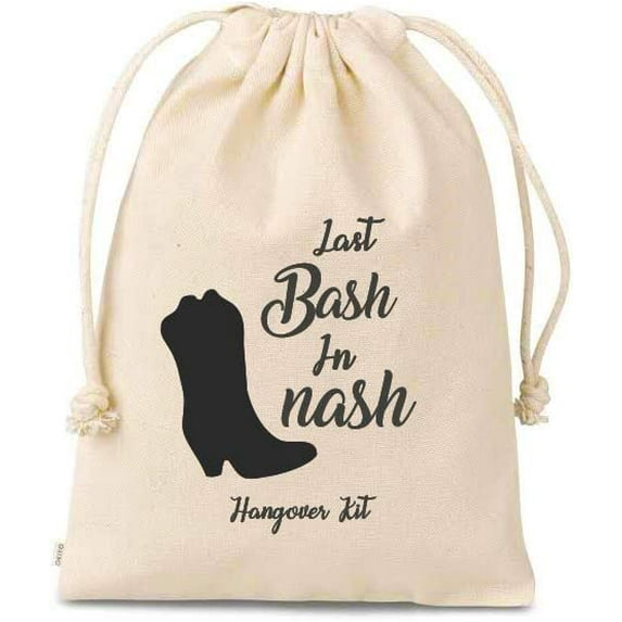 10pcs Last Bash in Nash Bags bachelorette party survival kit bags Hangover Kit ,Bachelorette ...