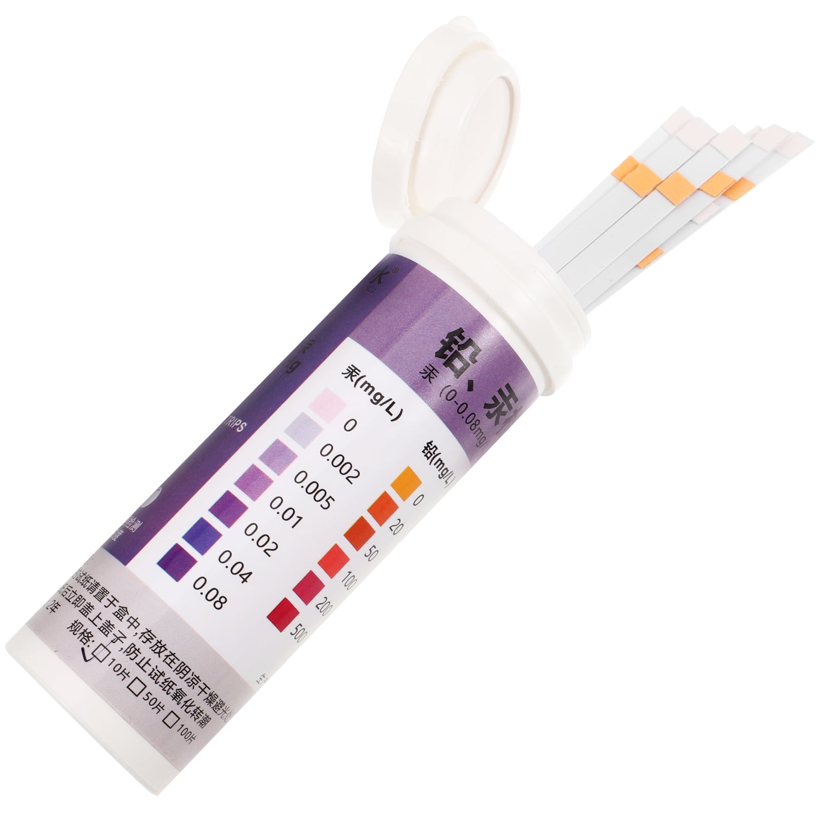 10pcs Lead Detection Test Paper Household Drinking Water Heavy Metal ...