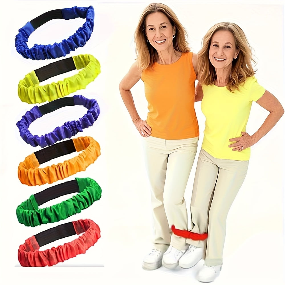 10pcs Legged Race Bands for Adults Kids, Colorful Legged Race Bands ...
