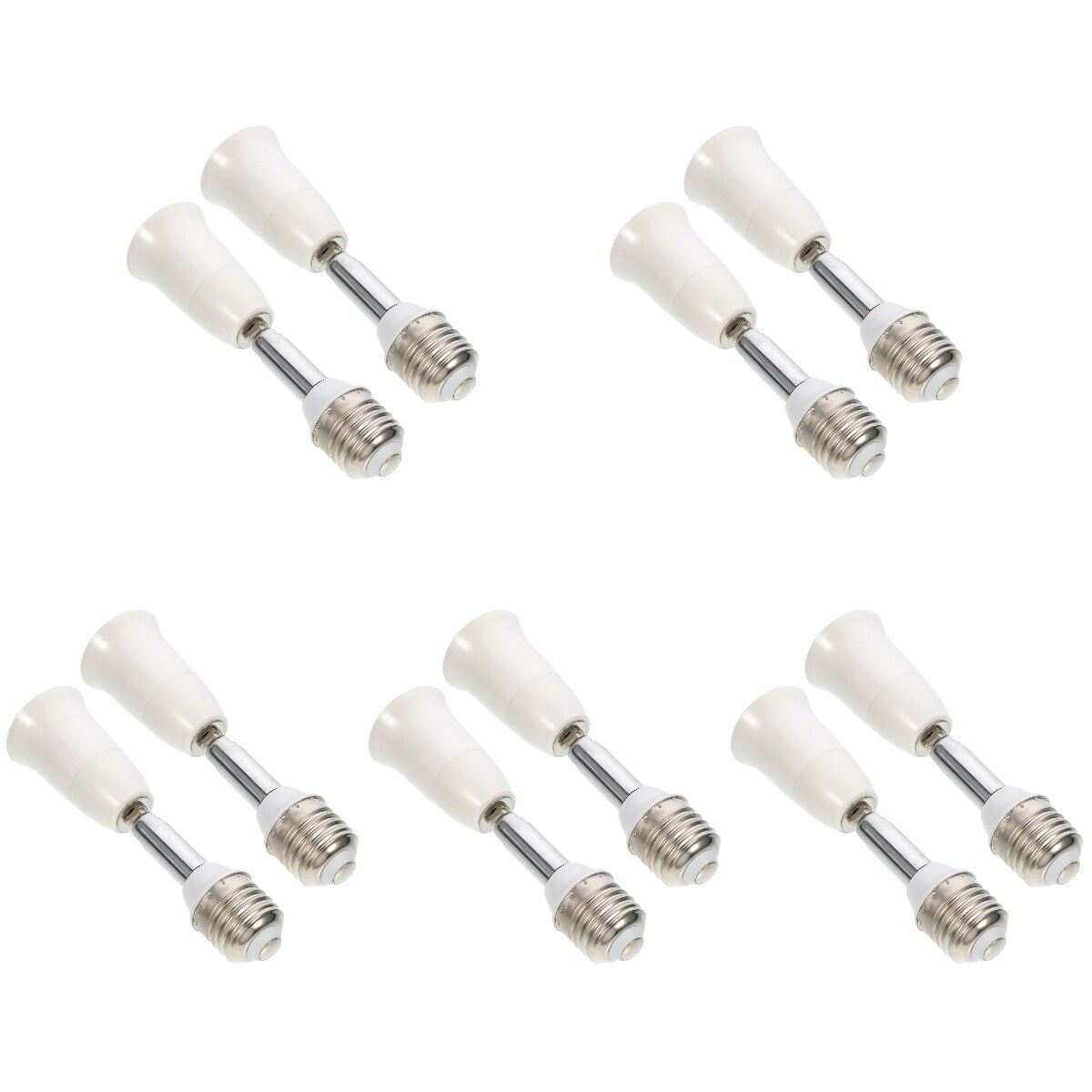 10pcs Light Bulb Socket Extender Bendable Light Socket Adapter Light ...