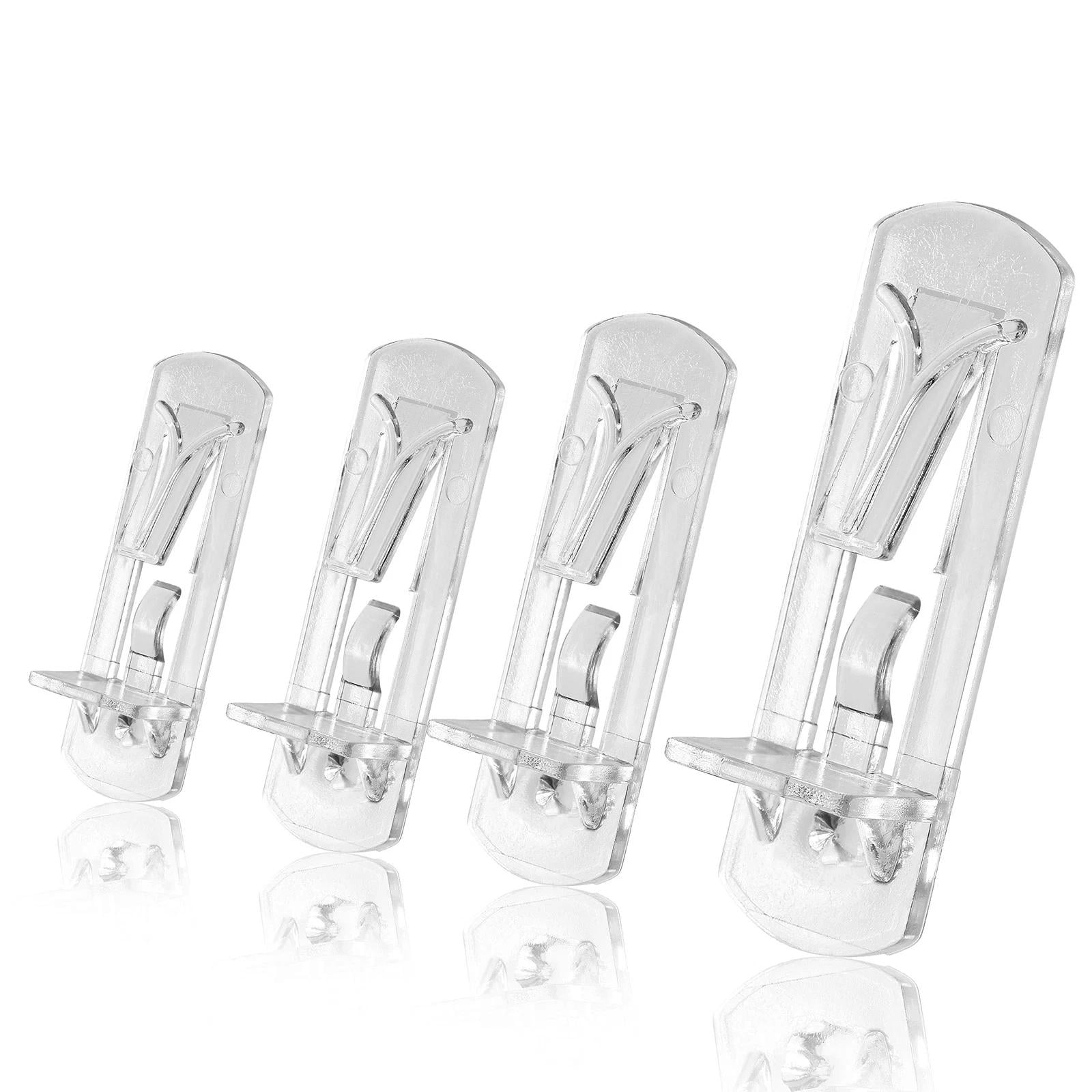 10pcs Locking Shelf Pins – 5mm Cabinet Shelf Pegs, Clear Plastic Shelf ...