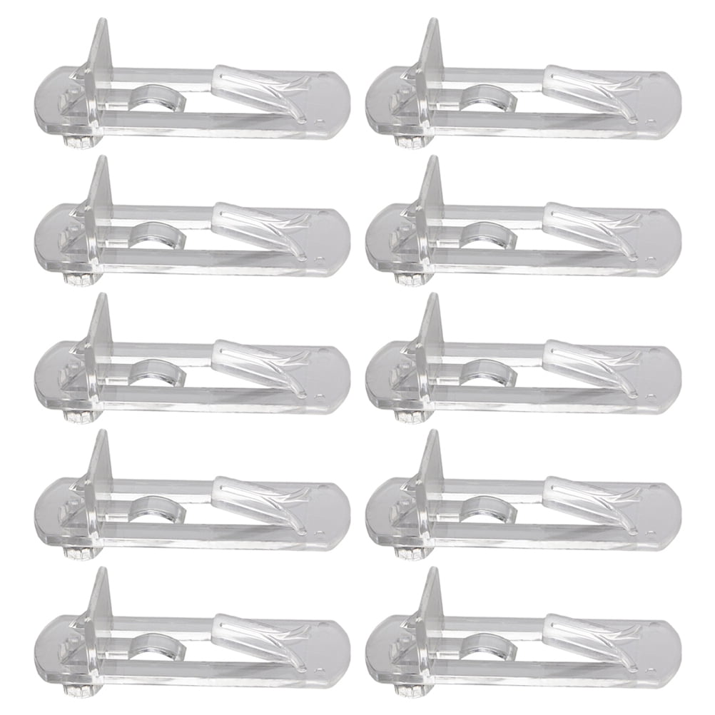 KAKOWELY Shelving Pegs For Cabinets Grey 10Set 0.20X7.87In - Walmart.com