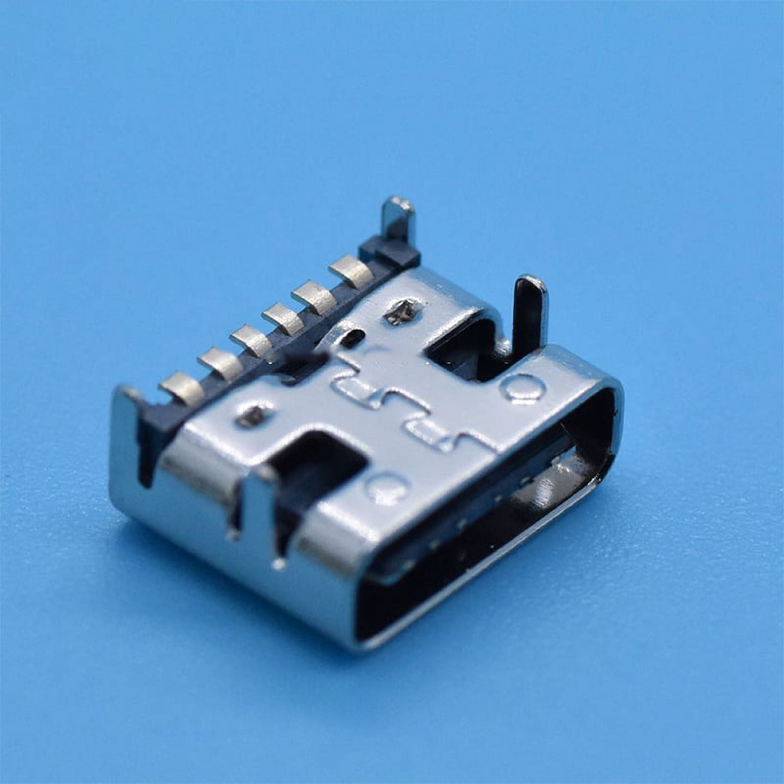 10pcs/Lot Type C 6 Pin SMT Socket Connector USB 3.1 Type-C Female ...