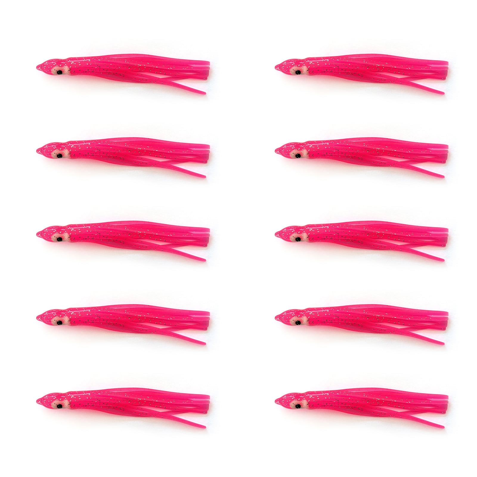 10pcs Luminescent Simulation Squid Soft Baits Hook Attracting False ...