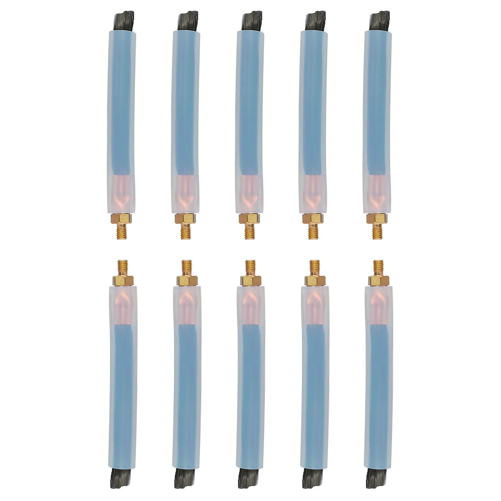 10pcs M6/M8/M10 Weld Brushes Cover Cleaning Weld Weldseam Cleaning Brush Carbon Fiber Brush For ...