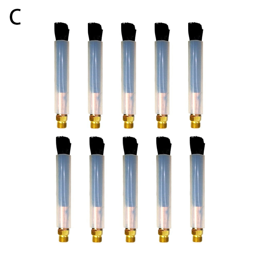 10pcs M6/M8/M10 Weld Brushes Cover Cleaning Weld Weldseam Cleaning Brush Carbon Fiber Brush for ...