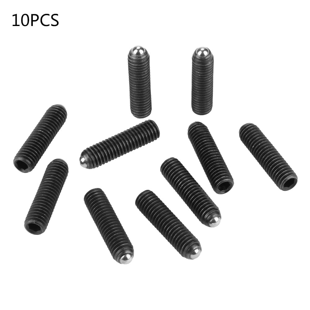 10pcs M8 Screw Thread Hex Socket Carbon Steel Ball Spring Plungers Set ...
