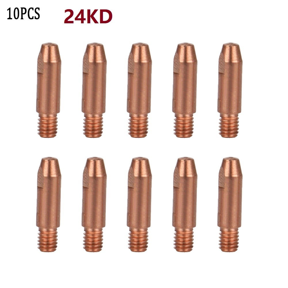 10pcs MIG Welding Nozzle Contact Tips Gas Diffuser Connector Holder Torch 0.8mm - Walmart.com