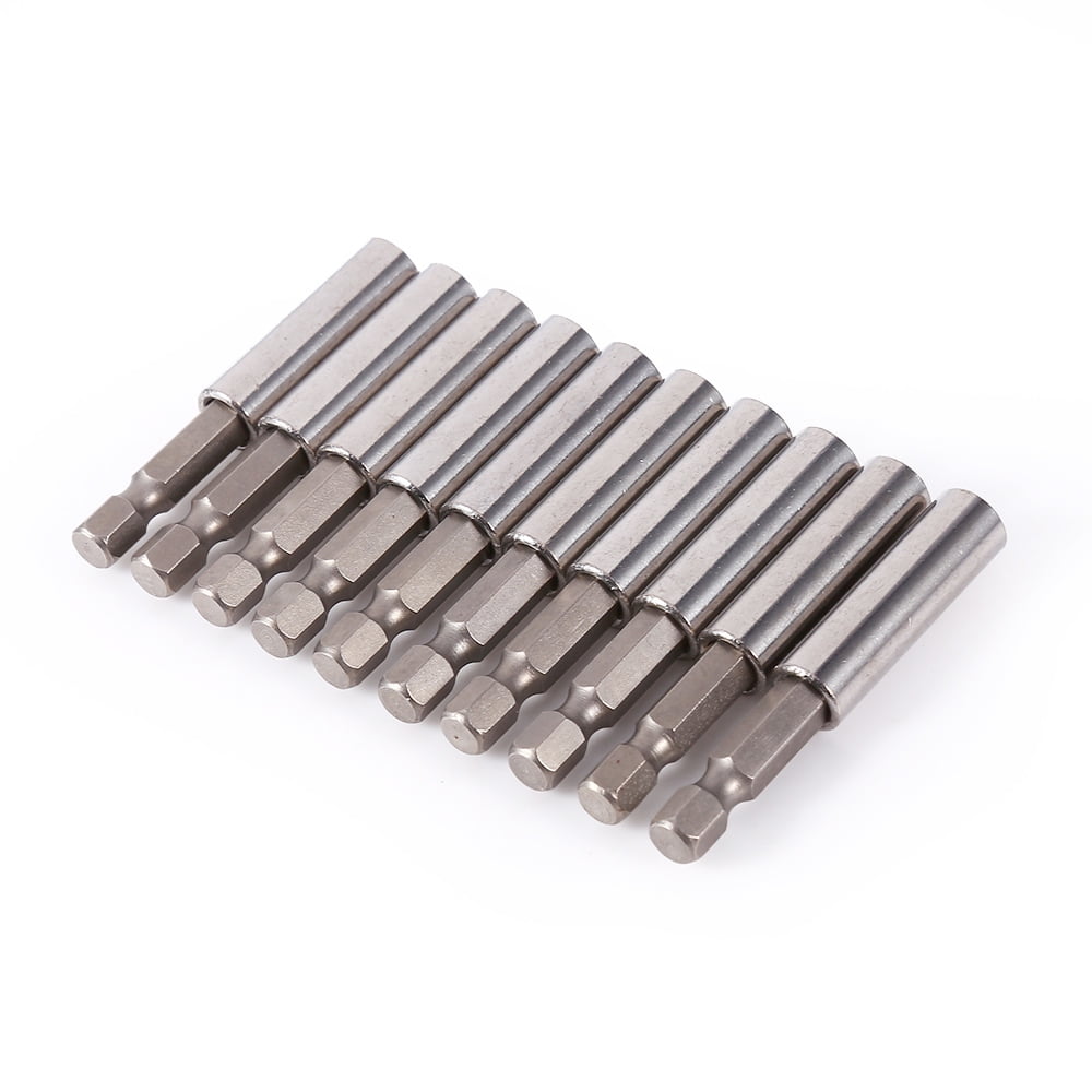 10pcs Magnetic Extension Socket Drill Bit Holder Screwdriver Extend ...